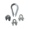 Wire Rope Clamp And Thimble Set Customizable Packaging - Heavy Tools ...